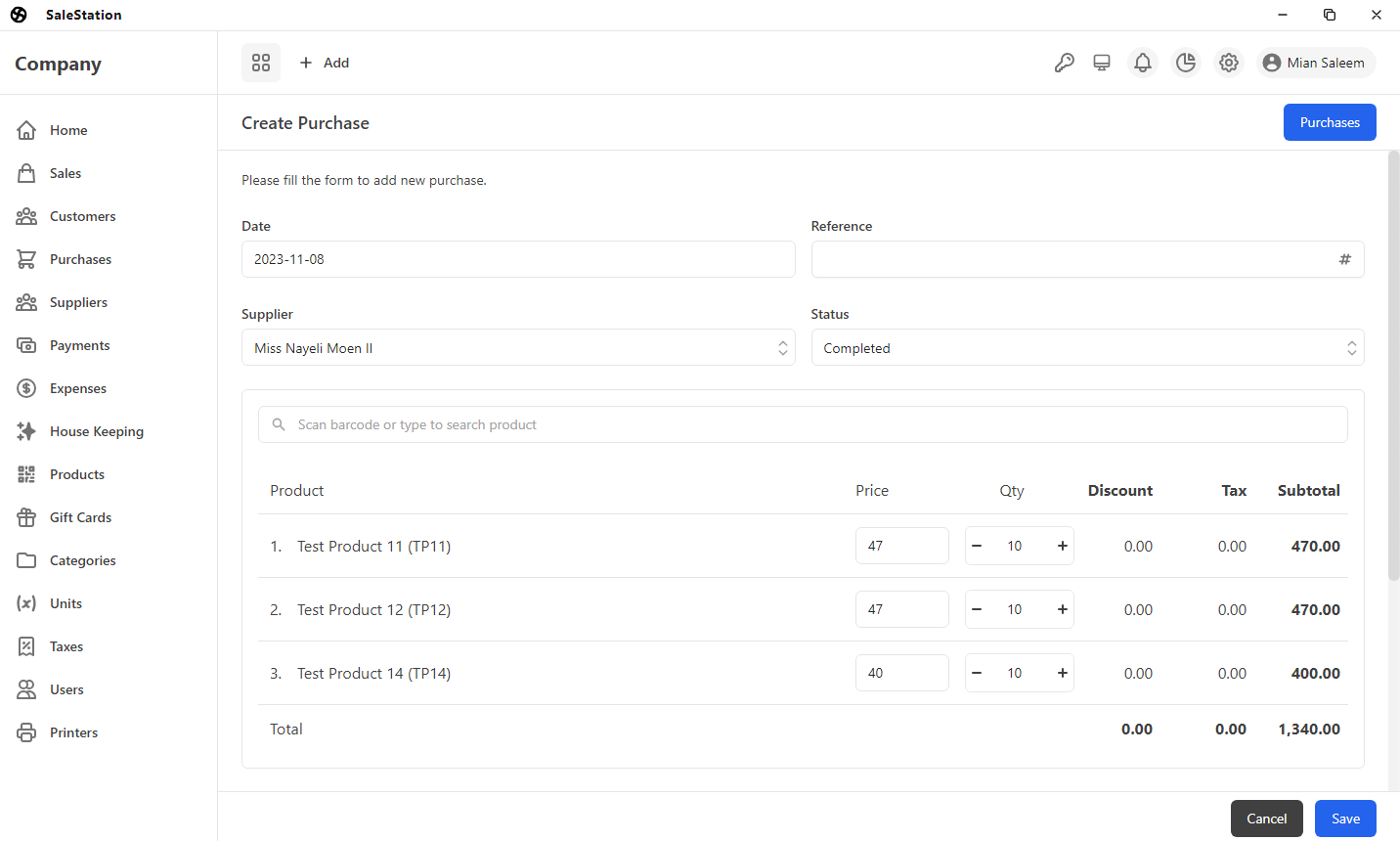 SaleStation - Point of Sale & Business Management System by Tecdiary
